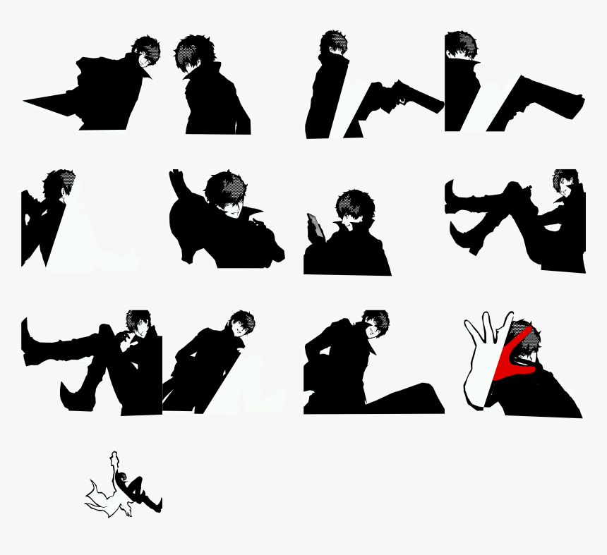Clip Art The Spriters Resource Full - Joker Persona 5 Sprite Sheet, HD ...