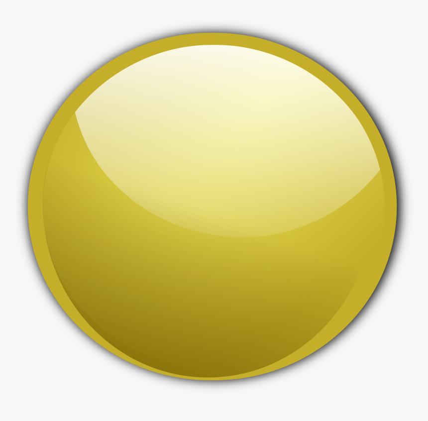 Golden Button Vector, HD Png Download , Transparent Png Image - PNGitem
