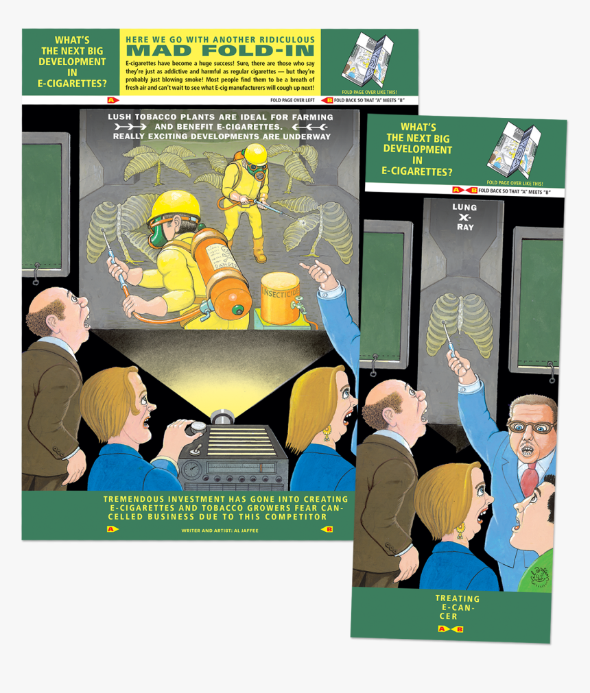 Mad Magazine Fold In Before And After, HD Png Download , Transparent ...