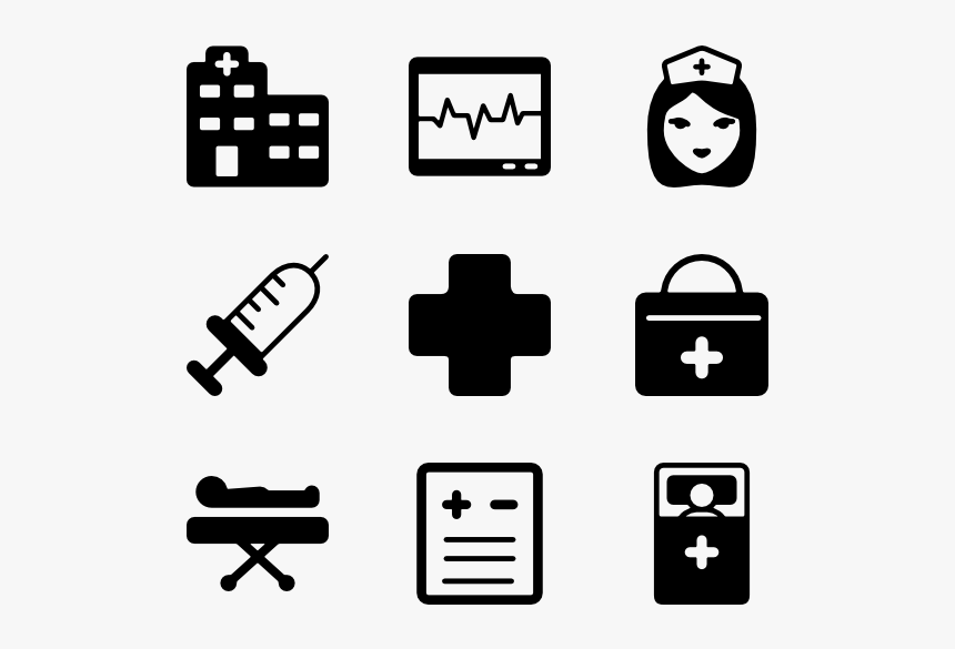 Hospital - Basic First Aid Icons, HD Png Download , Transparent Png ...