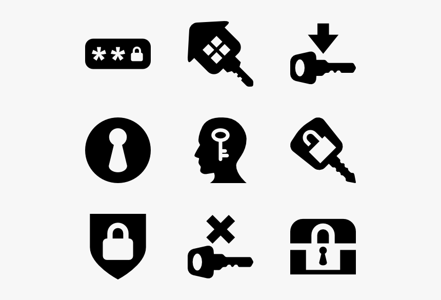 Keys And Locks - Film Reel Icons Png, Transparent Png , Transparent Png ...