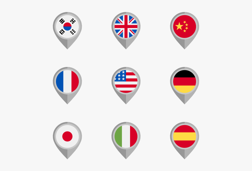 Essential Set - Country Flag Icon, HD Png Download , Transparent Png ...