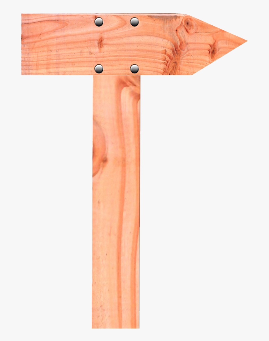Simple Wood Sigh Arrow Symbol - Wood, HD Png Download , Transparent Png ...