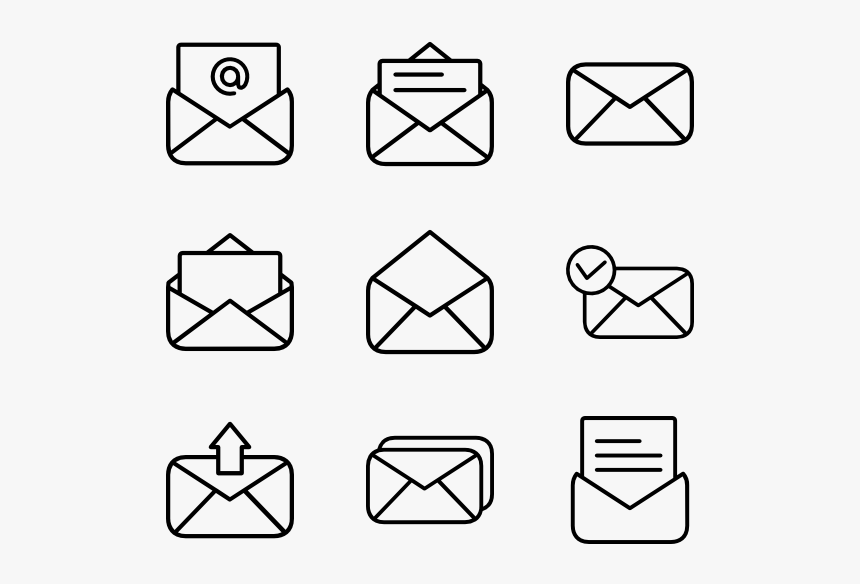 Mail - Drawing Icons, HD Png Download , Transparent Png Image - PNGitem