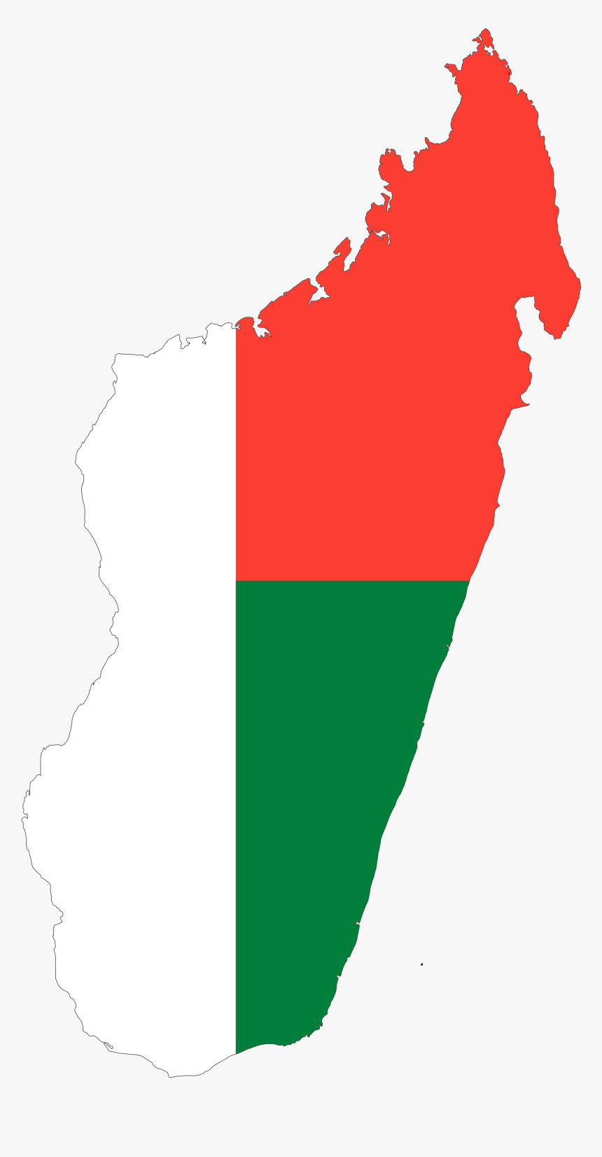 Madagascar Flag Map, HD Png Download , Transparent Png Image - PNGitem