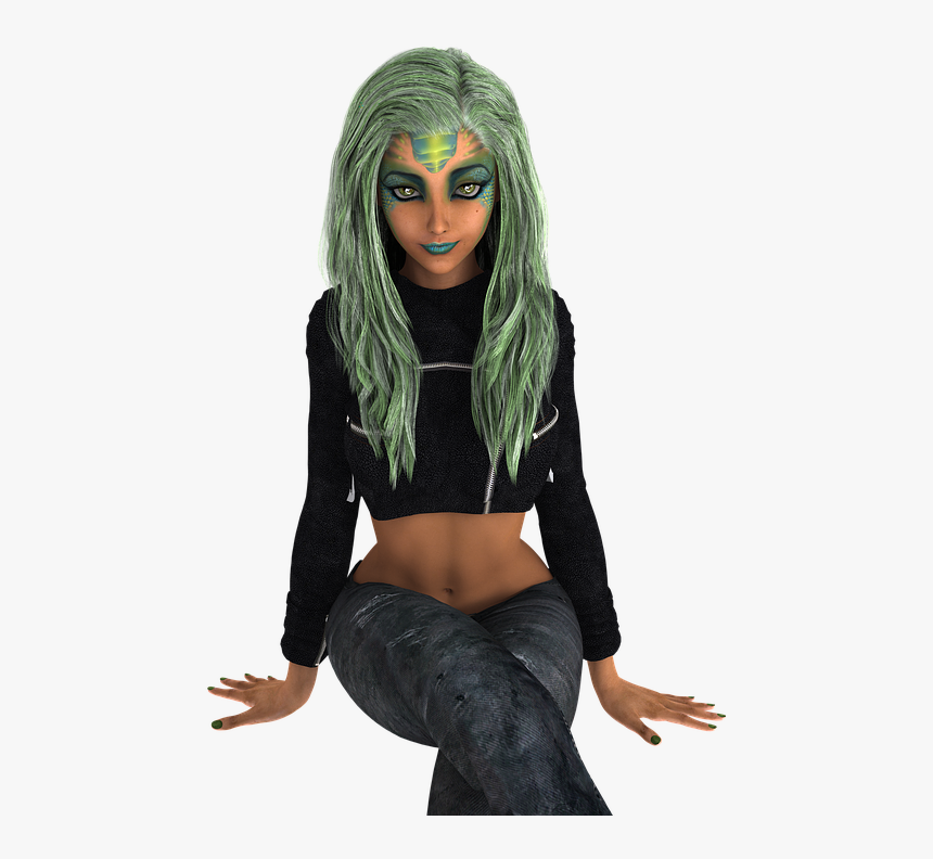 Woman, Girl, Female, Pose, Render, 3d, HD Png Download , Transparent ...