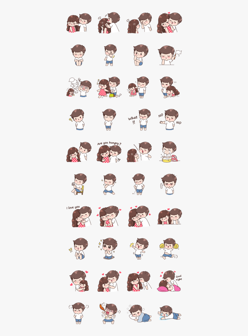 Cute Couples Telegram Sticker Packs Cute Cartoon, 41% OFF