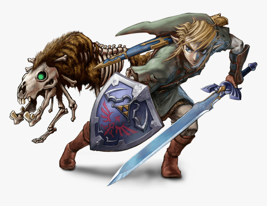 Twilight Princess Link Master Sword, HD Png Download , Transparent Png ...