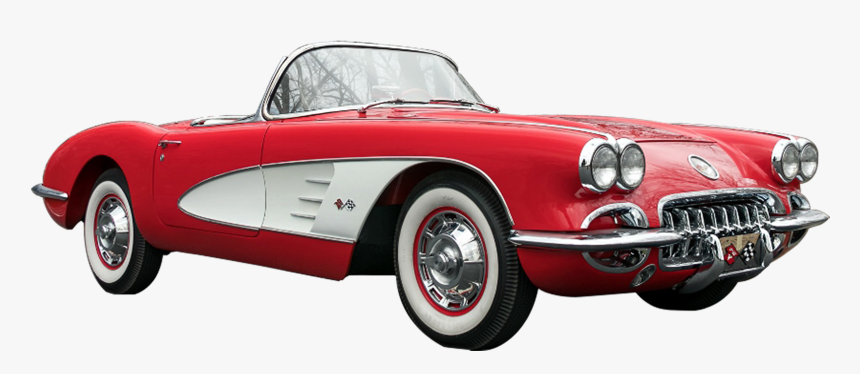 1956 Red Corvette, HD Png Download , Transparent Png Image - PNGitem