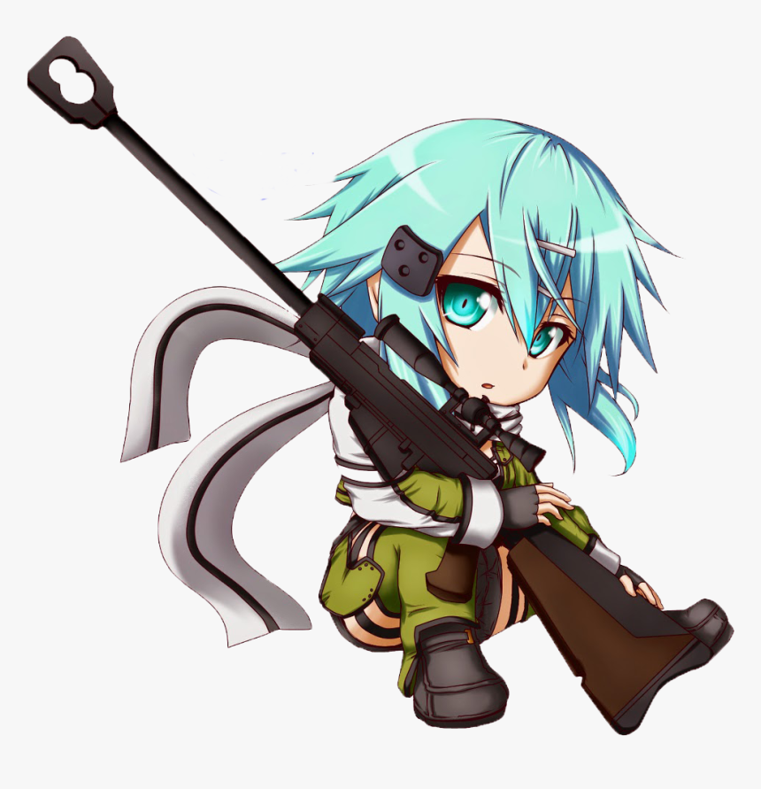 Chibi Sinon Render By Faizal101-d8i4sxs - Sword Art Online Chibi Sinon ...