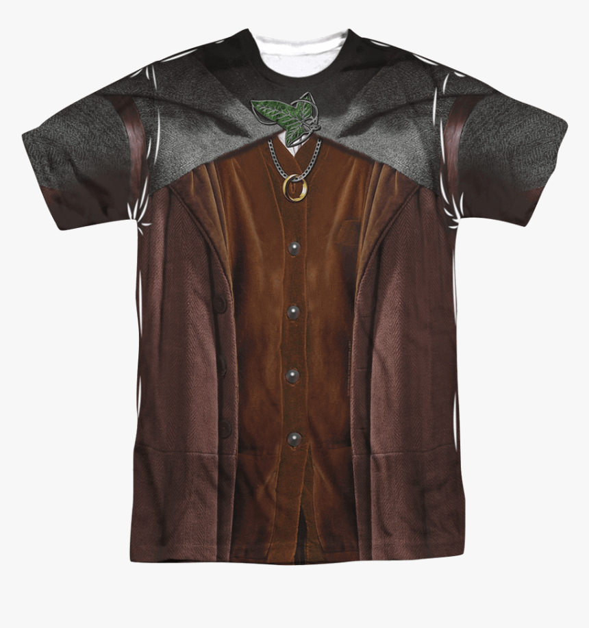 Frodo Costume T-shirt - Frodo Costume, HD Png Download , Transparent ...