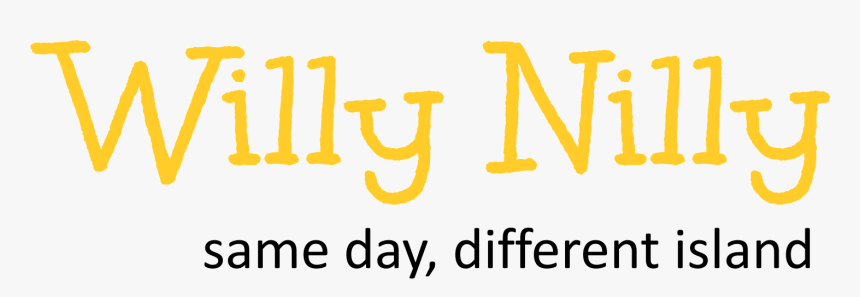 Willy Nilly Transparent Black Lower Text - Willy Nilly, HD Png Download ...