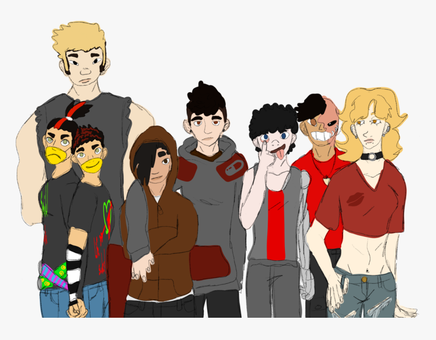 Gang Gang - Cartoon Gang, HD Png Download , Transparent Png Image - PNGitem