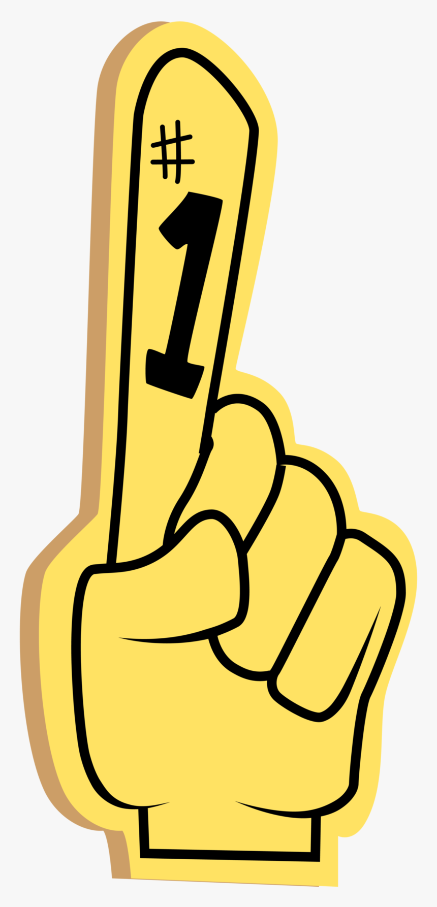 Artist Vectorshy Finger - Foam Finger Png, Transparent Png ...