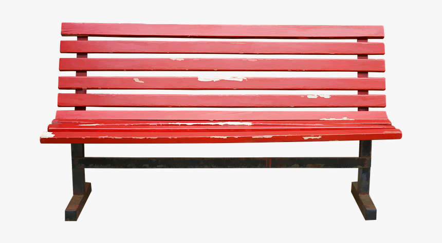 Red Bench Clipart Transparent