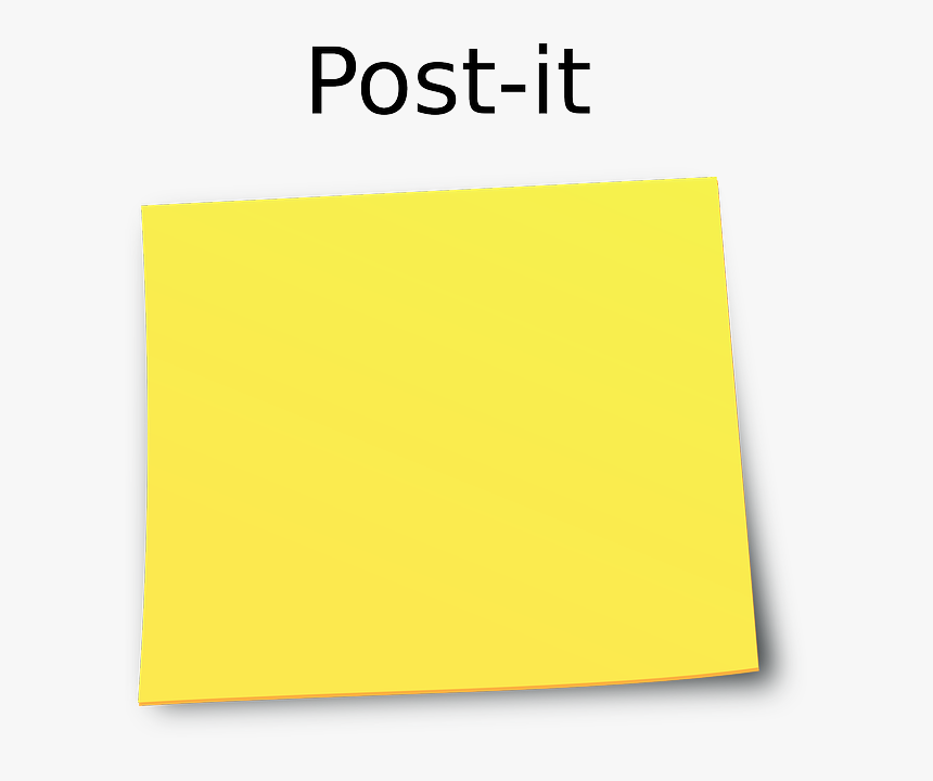 Yellow Post It Notes - Post It Notes Gif, HD Png Download , Transparent ...