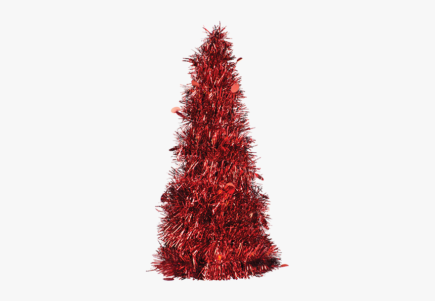 Christmas Tinsel Tree 31cm - Christmas Tree, HD Png Download ...