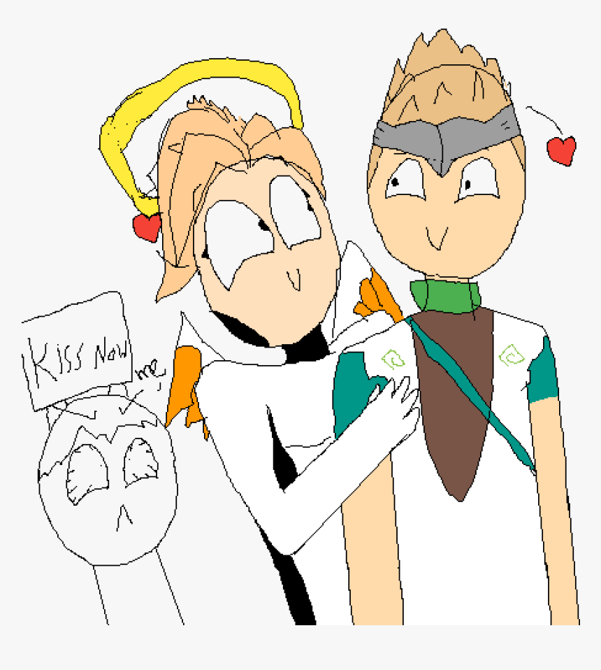 Transparent Mercy X Genji Kiss, HD Png Download , Transparent Png Image ...