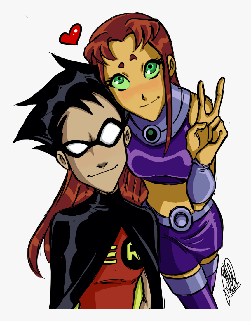 Robin And Starfire, HD Png Download , Transparent Png Image - PNGitem