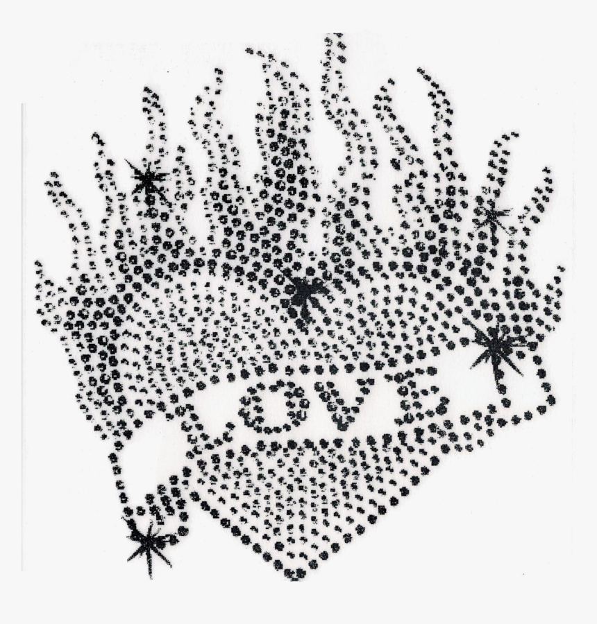 Rhinestone Hotfix Design Pattern Stencil, HD Png Download , Transparent ...