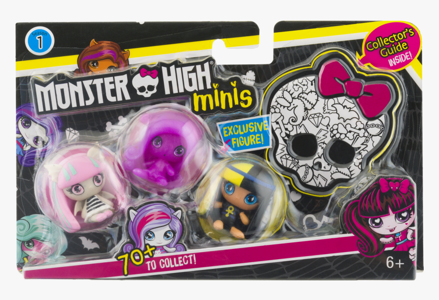 Monster High Minis 3-pack, HD Png Download , Transparent Png Image ...