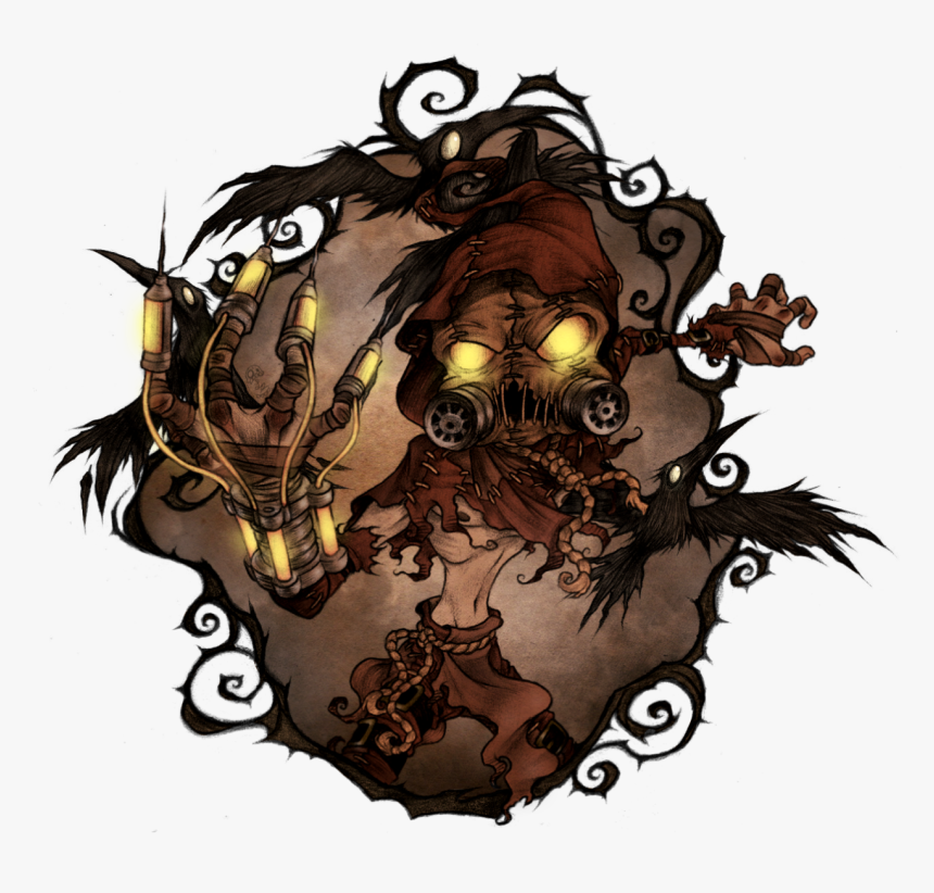 Batman Arkham Asylum Scarecrow Drawings