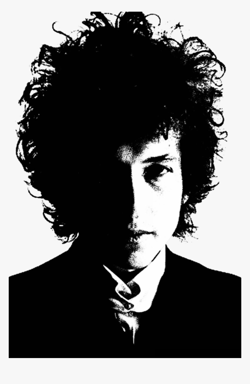 Bob Dylan - Bob Dylan Black And White Art, HD Png Download ...