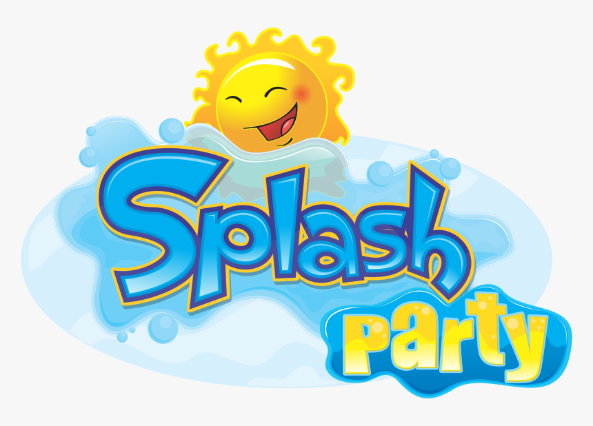 Splash Party - Splash Party Clipart, HD Png Download , Transparent Png ...