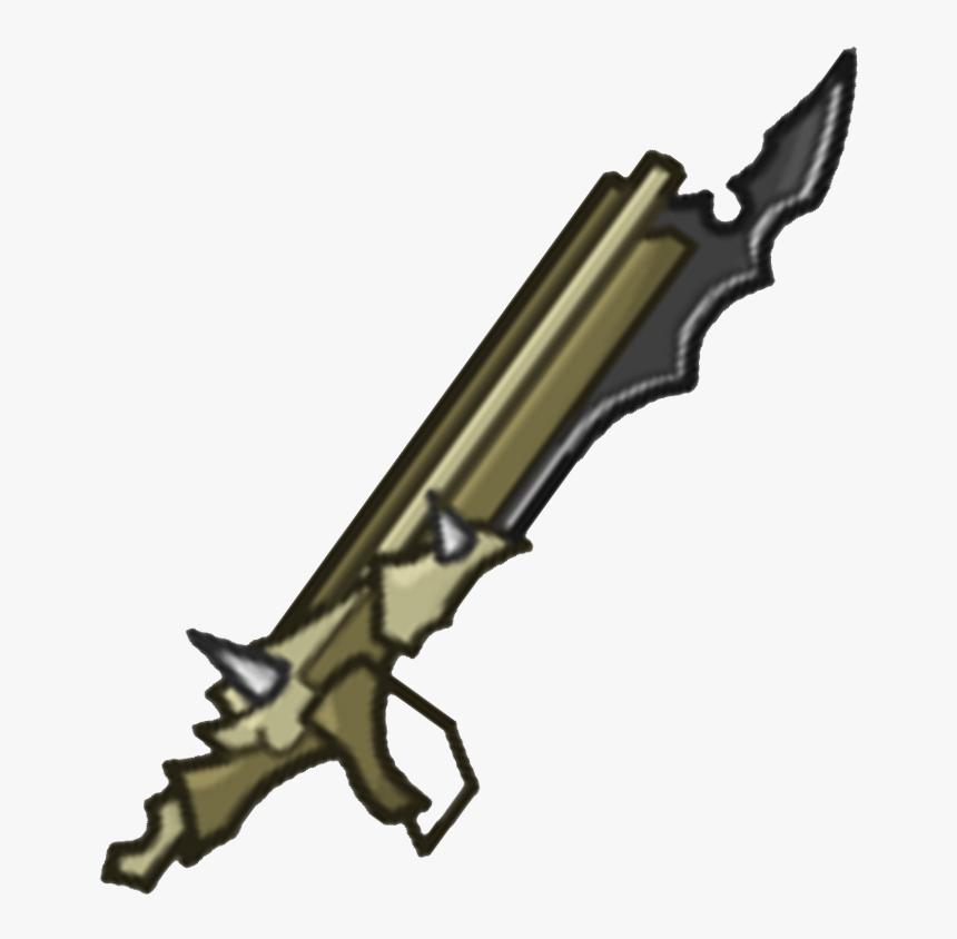 Skull Bone Gun - Ranged Weapon, HD Png Download , Transparent Png Image ...