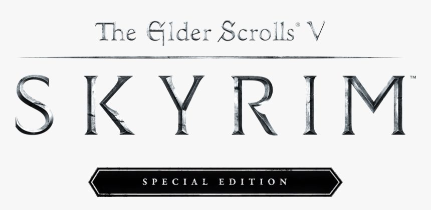 Skyrim Special Edition Logo Png - Elder Scrolls V Skyrim Special ...