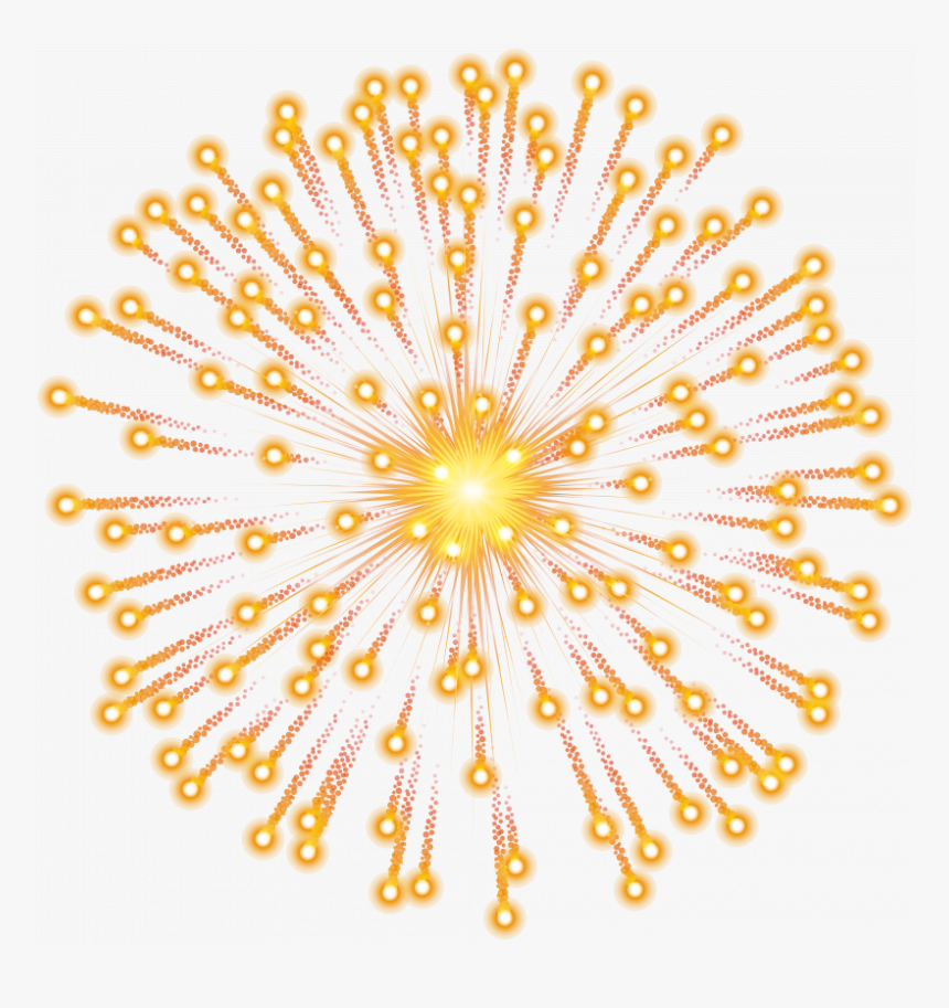 Orange Firework Clipart - Transparent Background Animated Fireworks, HD ...