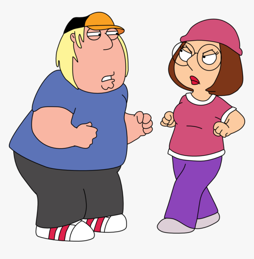 Chris And Meg Fighting - Angry Chris Family Guy, HD Png Download ...