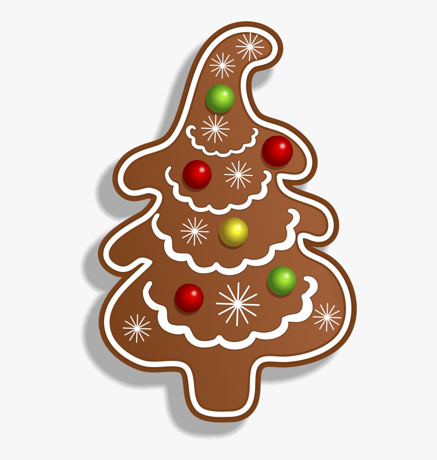Gingerbread Christmas Tree Clipart, HD Png Download , Transparent Png ...