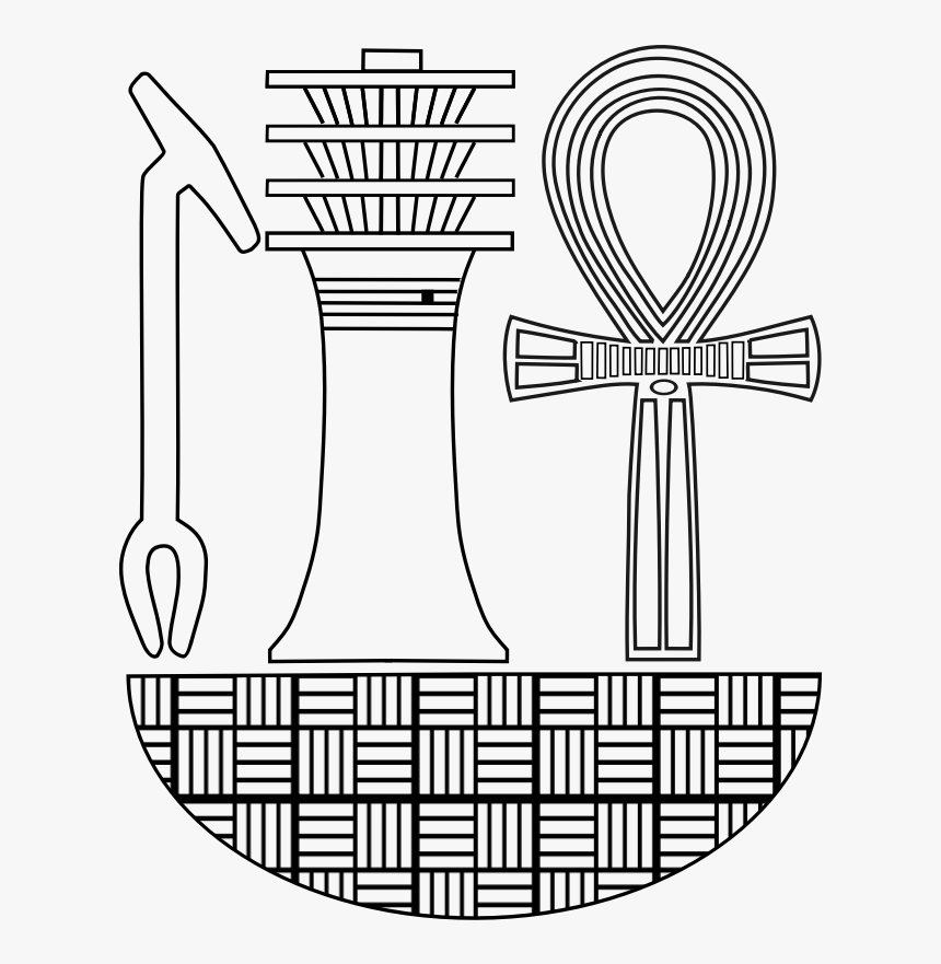 Was, Djed, Ankh From Old Egypt - Djed Symbol Ancient Egyptian, HD Png ...