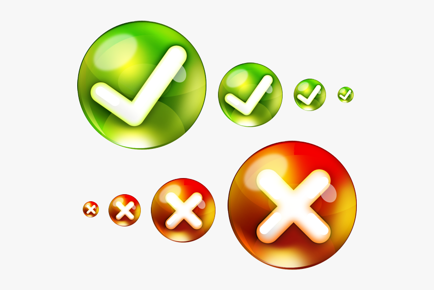 Yes No Transparent Icon, HD Png Download , Transparent Png Image - PNGitem