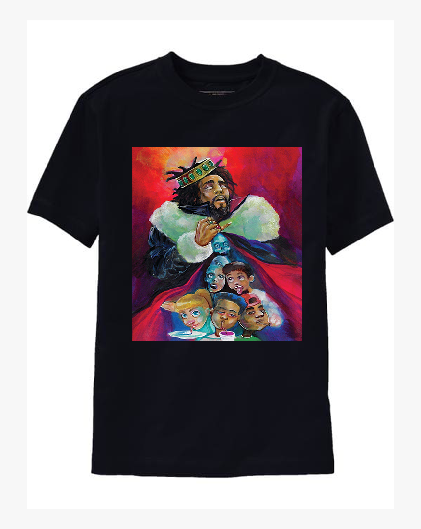 J Cole Kod Album Cover T-shirt - Kod Album Cover J Cole, HD Png ...