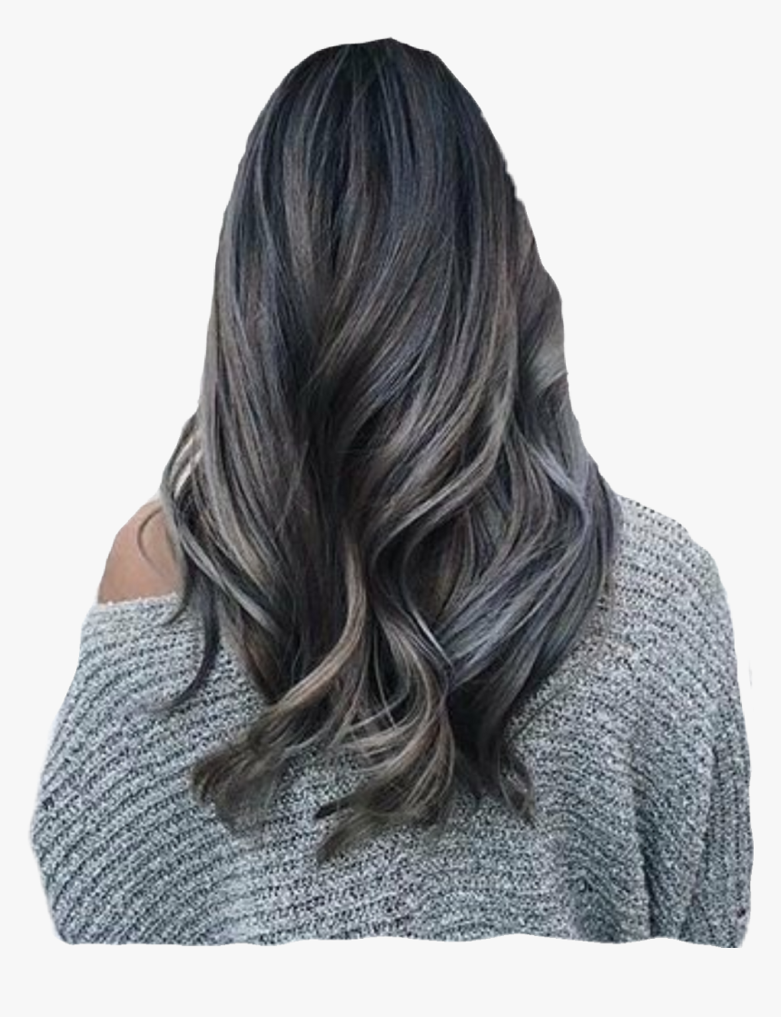 Steel Grey Hair , Png Download - Grey Hair On Brown Girls, Transparent ...