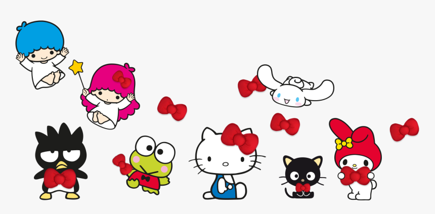 All The Hello Kitty Characters, HD Png Download , Transparent Png Image ...