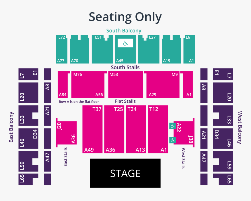 Bc Seating Plan Sep2016 - Brighton Centre Brighton Seating Plan, HD Png ...