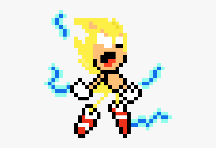 My Super Sonic 8-bit - Super Sonic 8 Bit, HD Png Download , Transparent ...