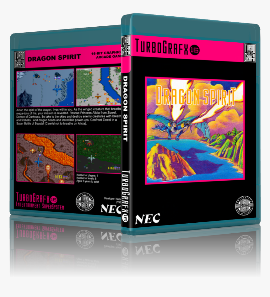 Turbografx 16 3d Box Art, HD Png Download , Transparent Png Image - PNGitem