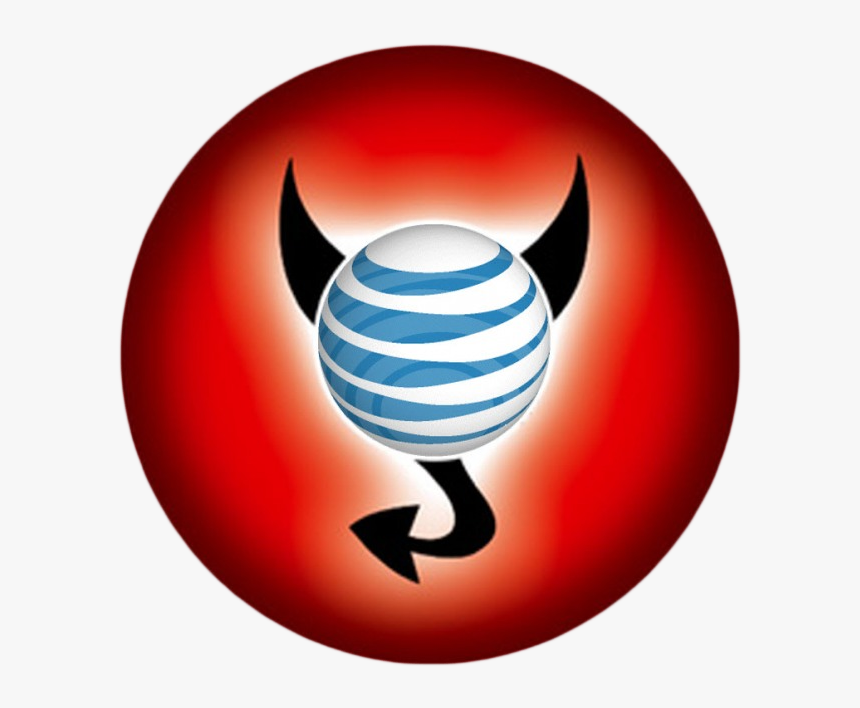 Att Evil Logo - At&t, HD Png Download , Transparent Png Image - PNGitem