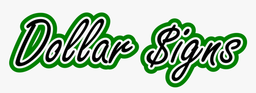 Dollar Signs Logo - Calligraphy, HD Png Download , Transparent Png ...
