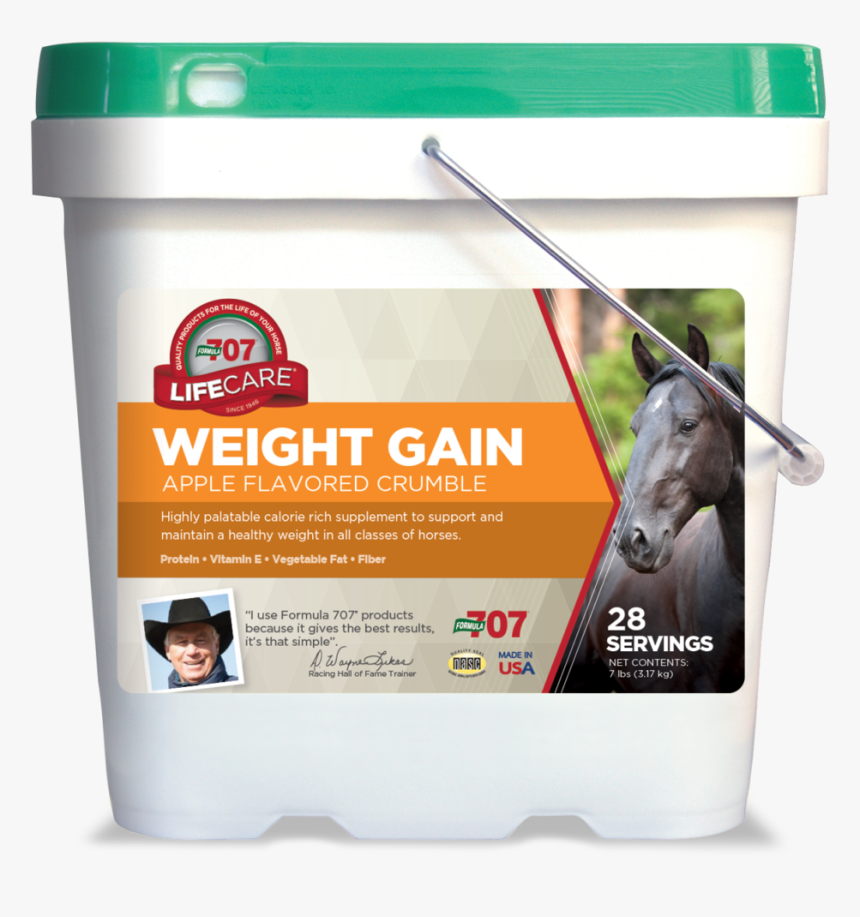 Lifecare Weight Gain 7lb - Fat Supplement For Horses, HD Png Download ...