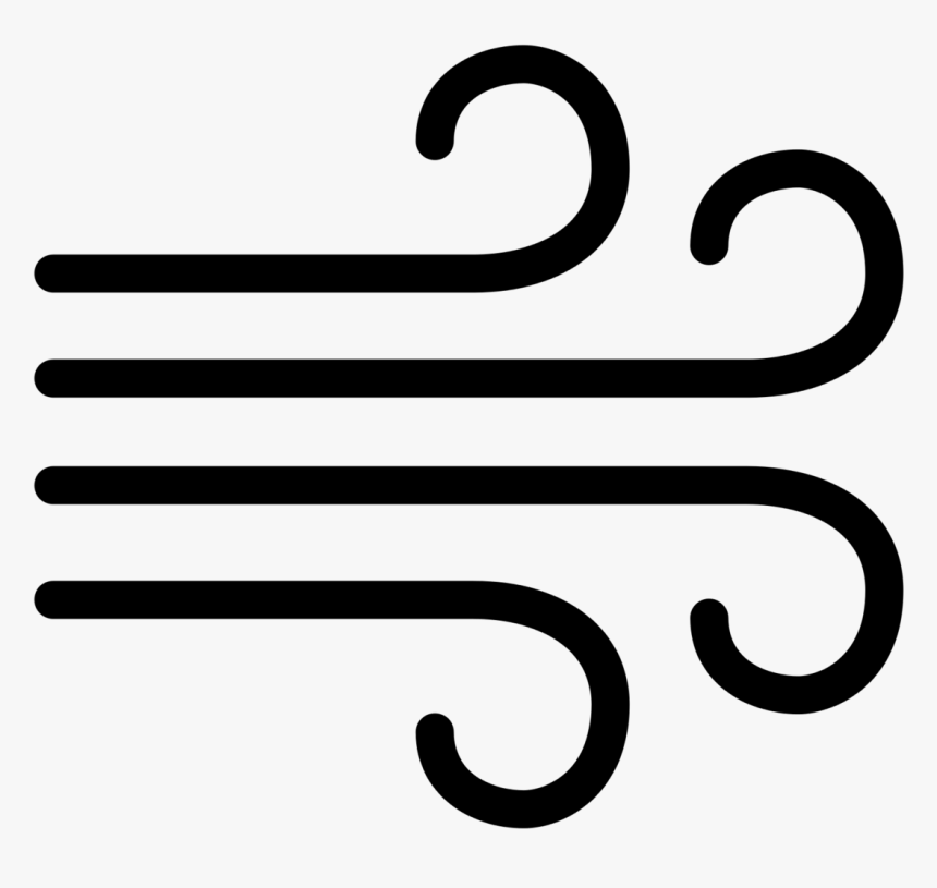 Wind Speed Weather Forecasting Clip Art - Wind Icon White Png ...