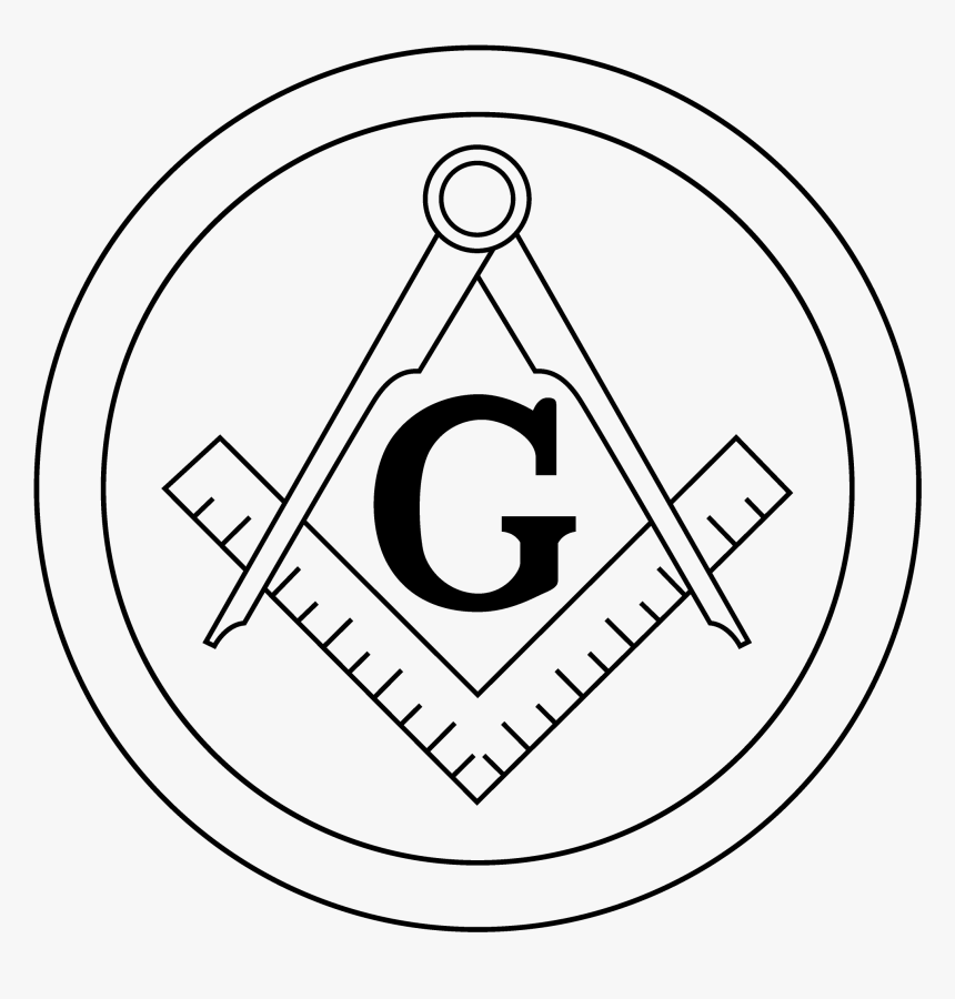 Square & Compass - Transparent Masonic Square And Compass Png, Png ...
