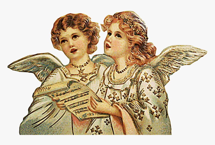 Singing Angels With Transparent Background, HD Png Download ...