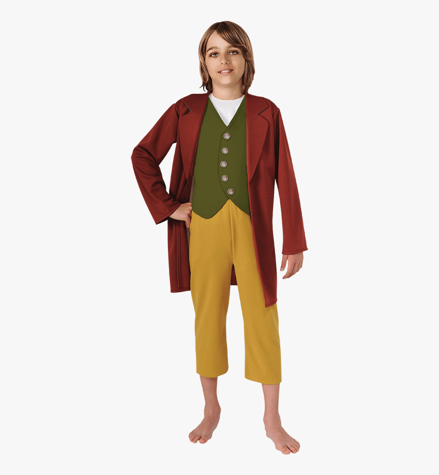 The Hobbit Boys Bilbo Baggins Costume - Hobbit Costume, HD Png Download ...