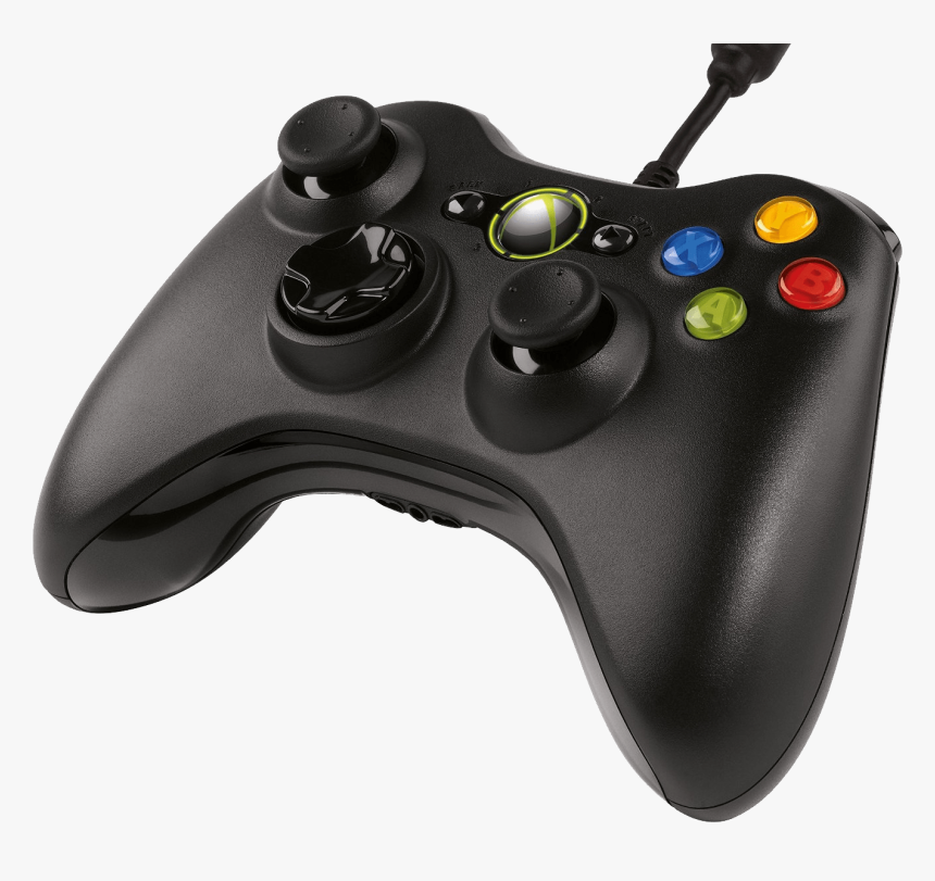 Xbox Controller Side View - Wired Xbox 360 Controller, HD Png Download ...