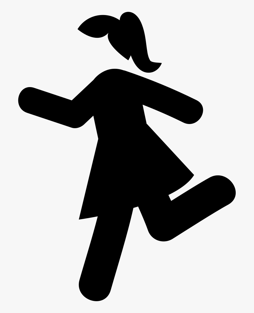 Running Girl - Running Girl Icon, HD Png Download , Transparent Png ...